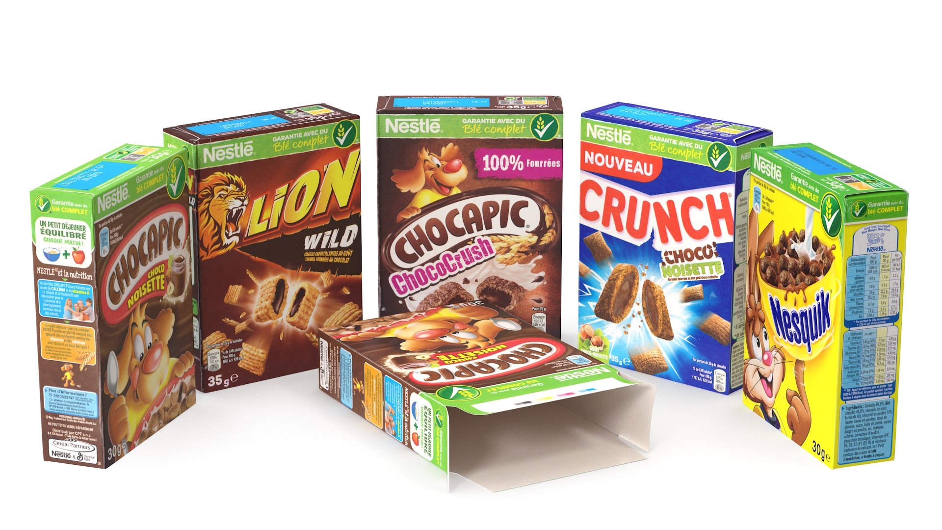 3D Corn Cornflakes Model - TurboSquid 1610041