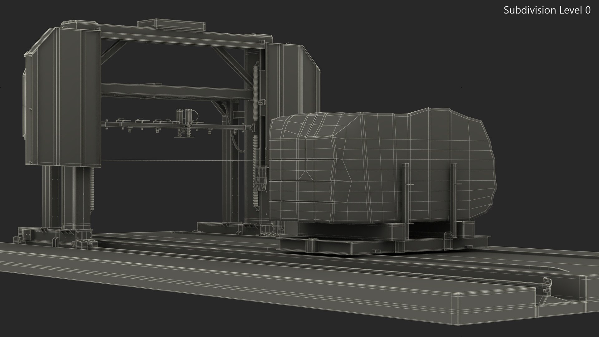 Diamond Wire Saw Rigged Model - TurboSquid 2335551