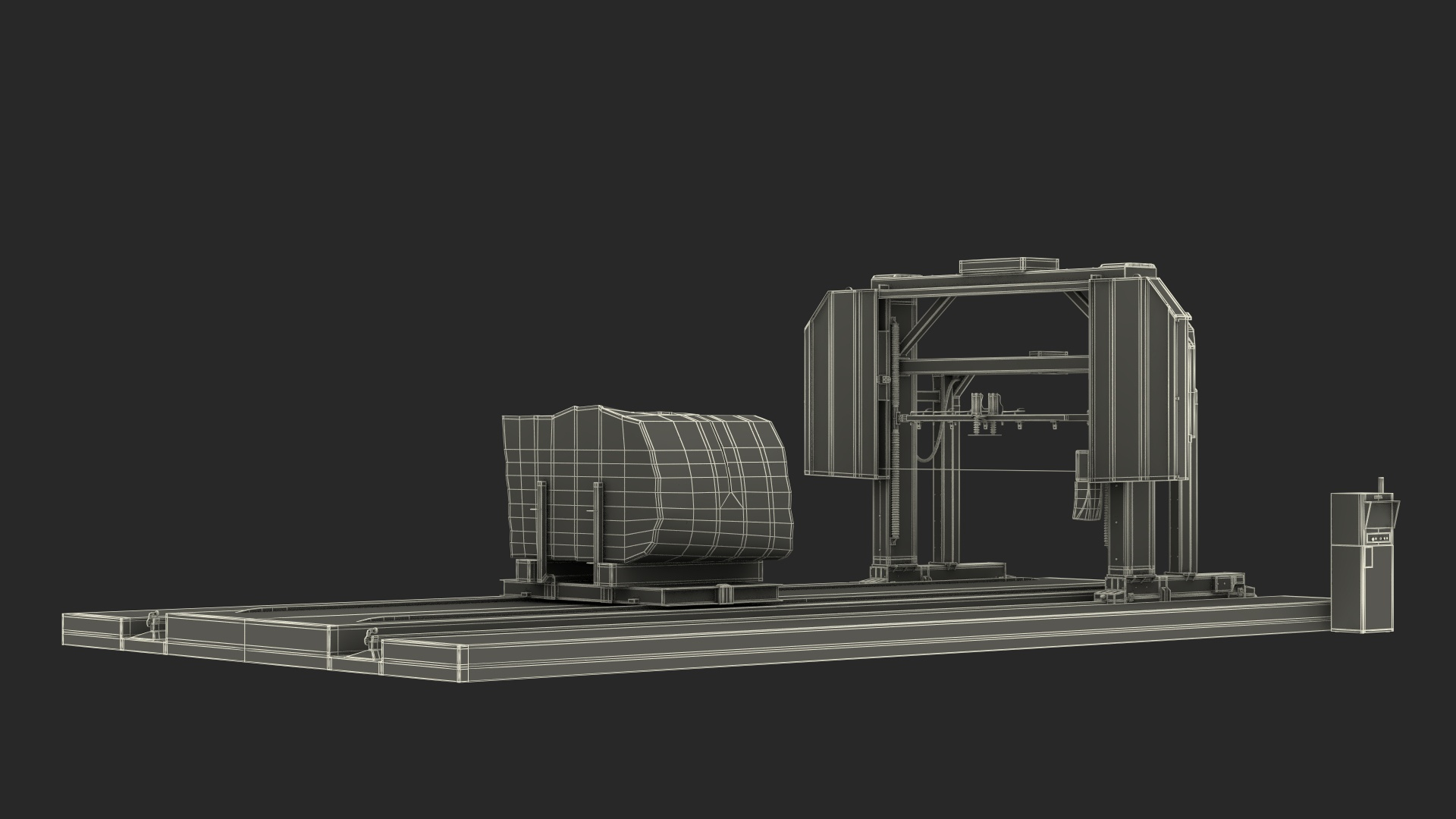 Diamond Wire Saw Rigged Model - TurboSquid 2335551