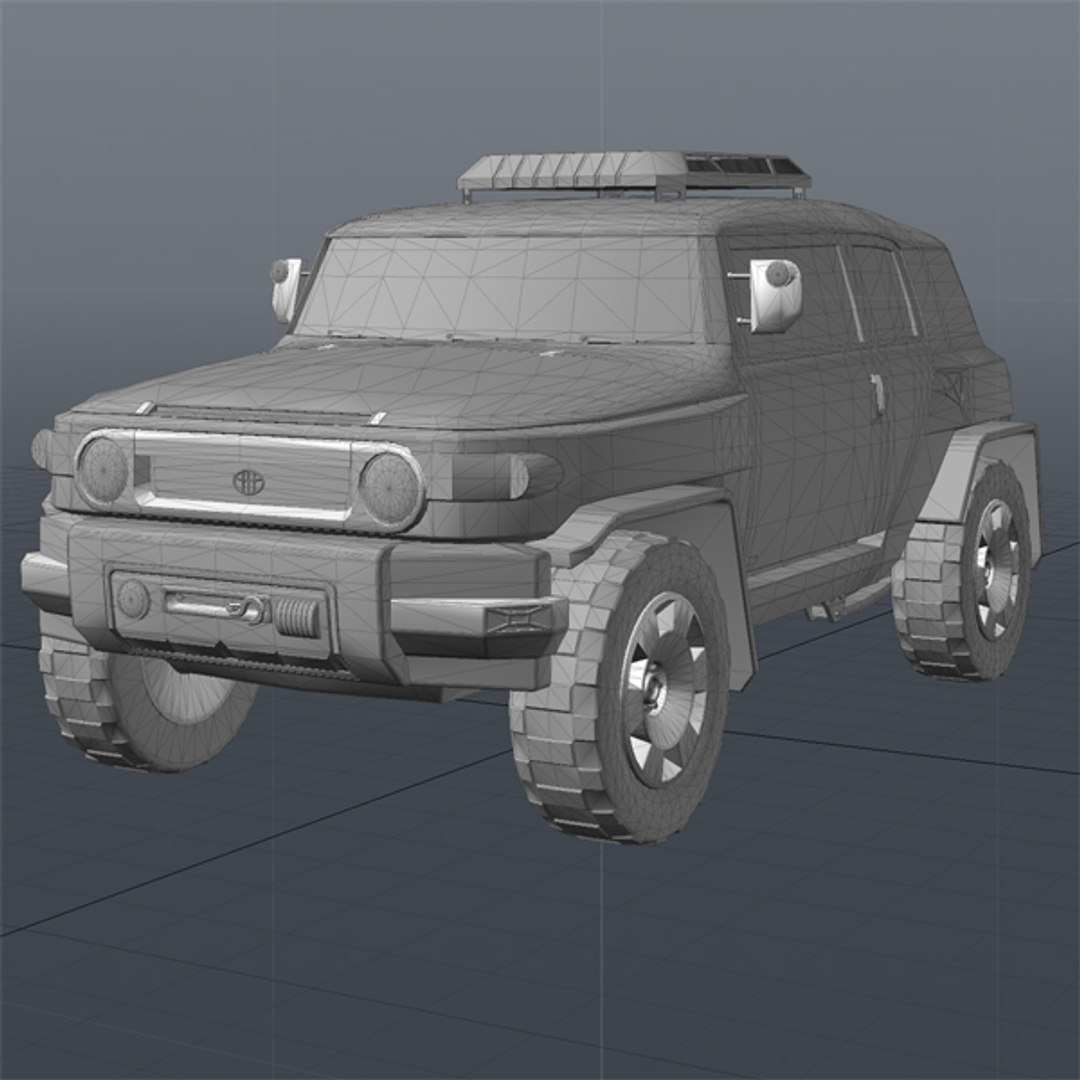 Fj Cruiser 3d Obj