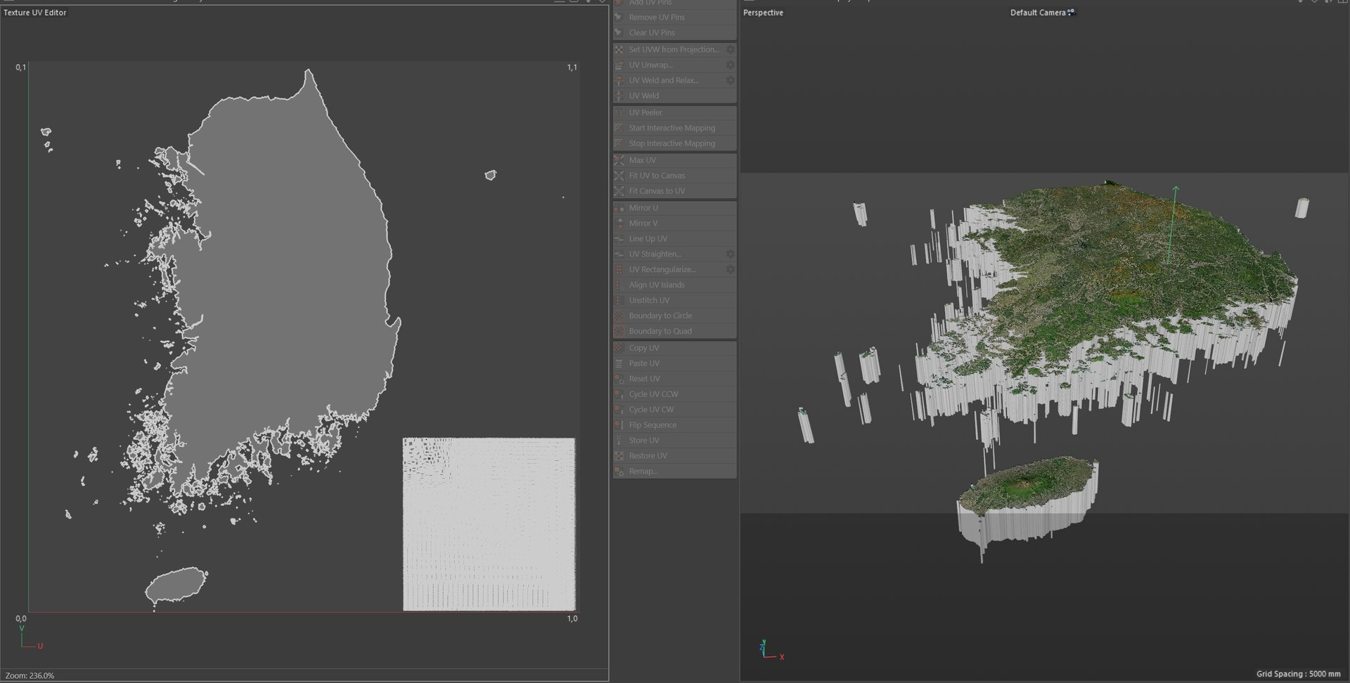 3D Korea ROK Terrain Map - TurboSquid 2336223