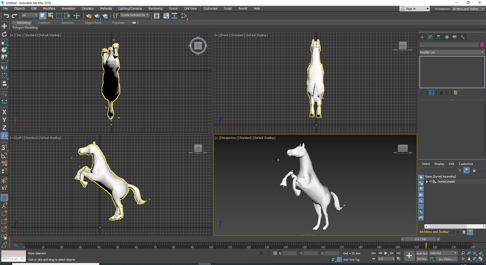 3D Realistic Horse Modeled Animation Model - TurboSquid 1629458