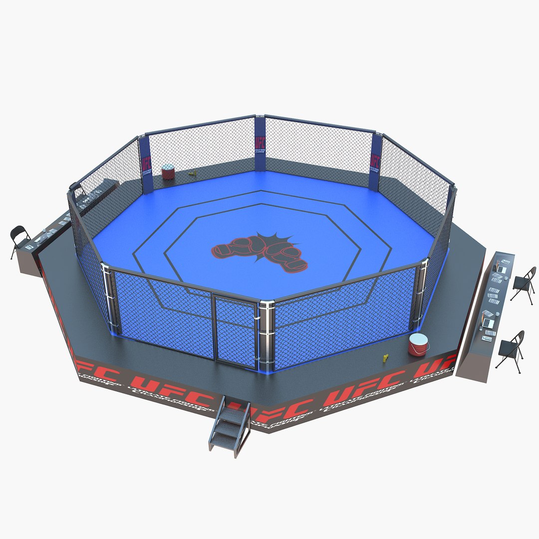 Ufc octagon ring 3D model - TurboSquid 1575890