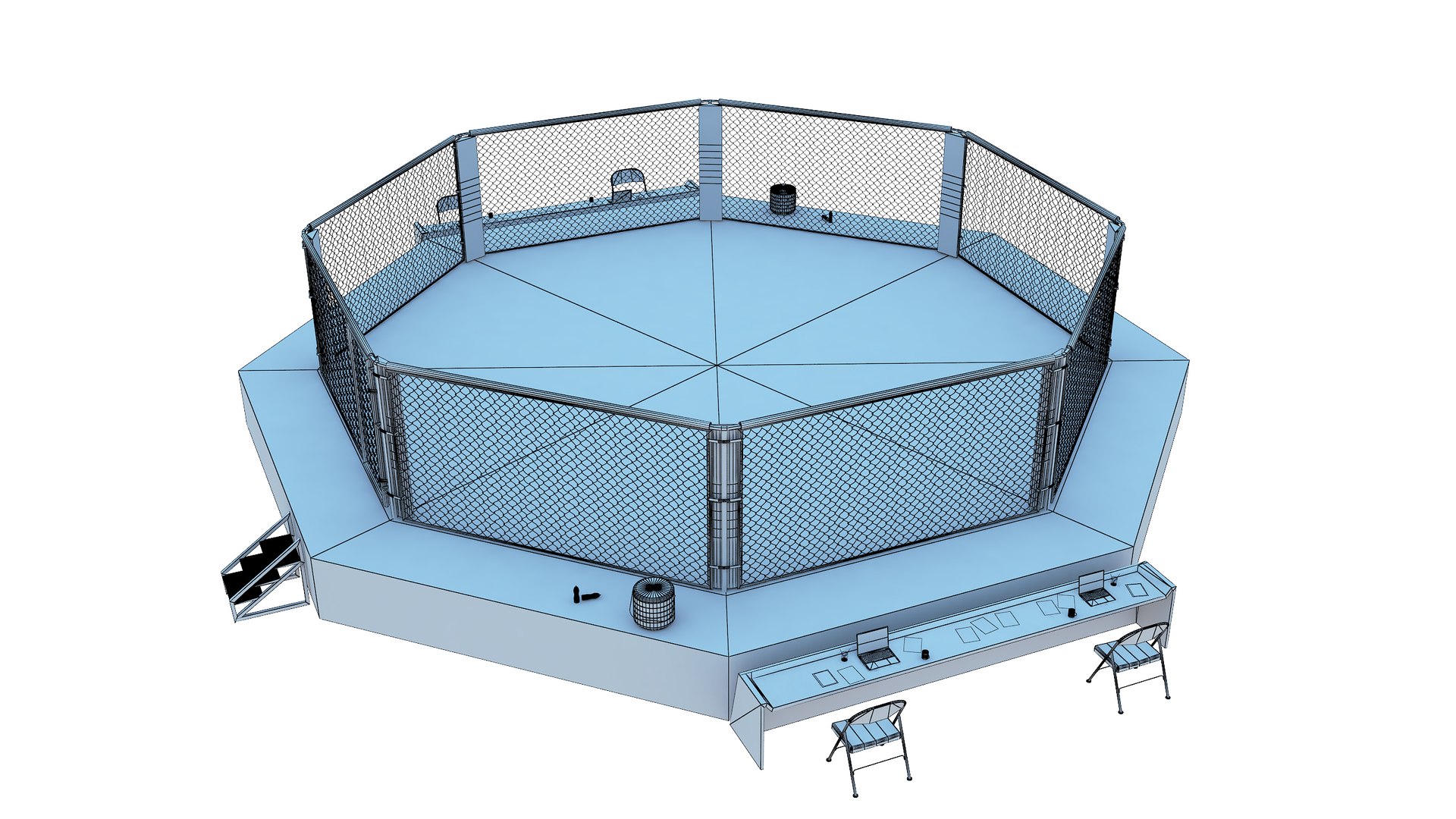 Ufc Octagon Ring 3D Model - TurboSquid 1575890