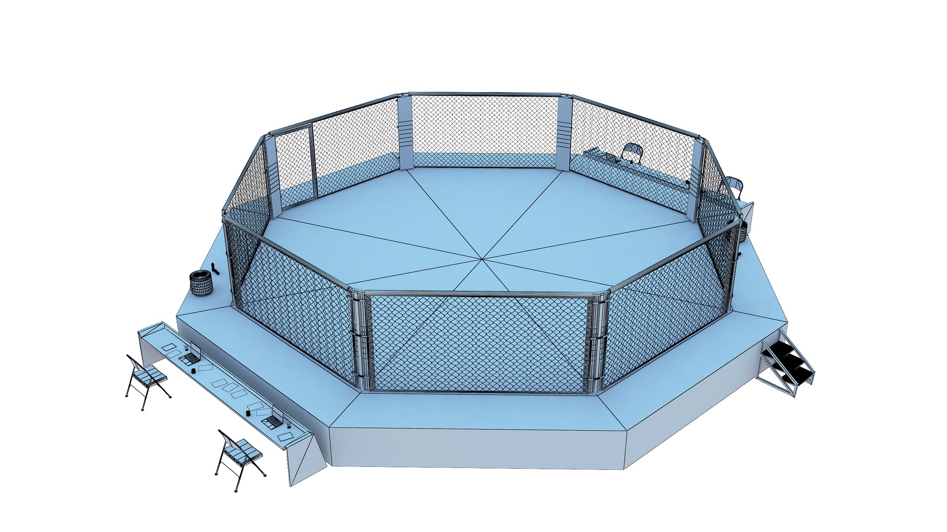 Ufc Octagon Ring 3D Model - TurboSquid 1575890