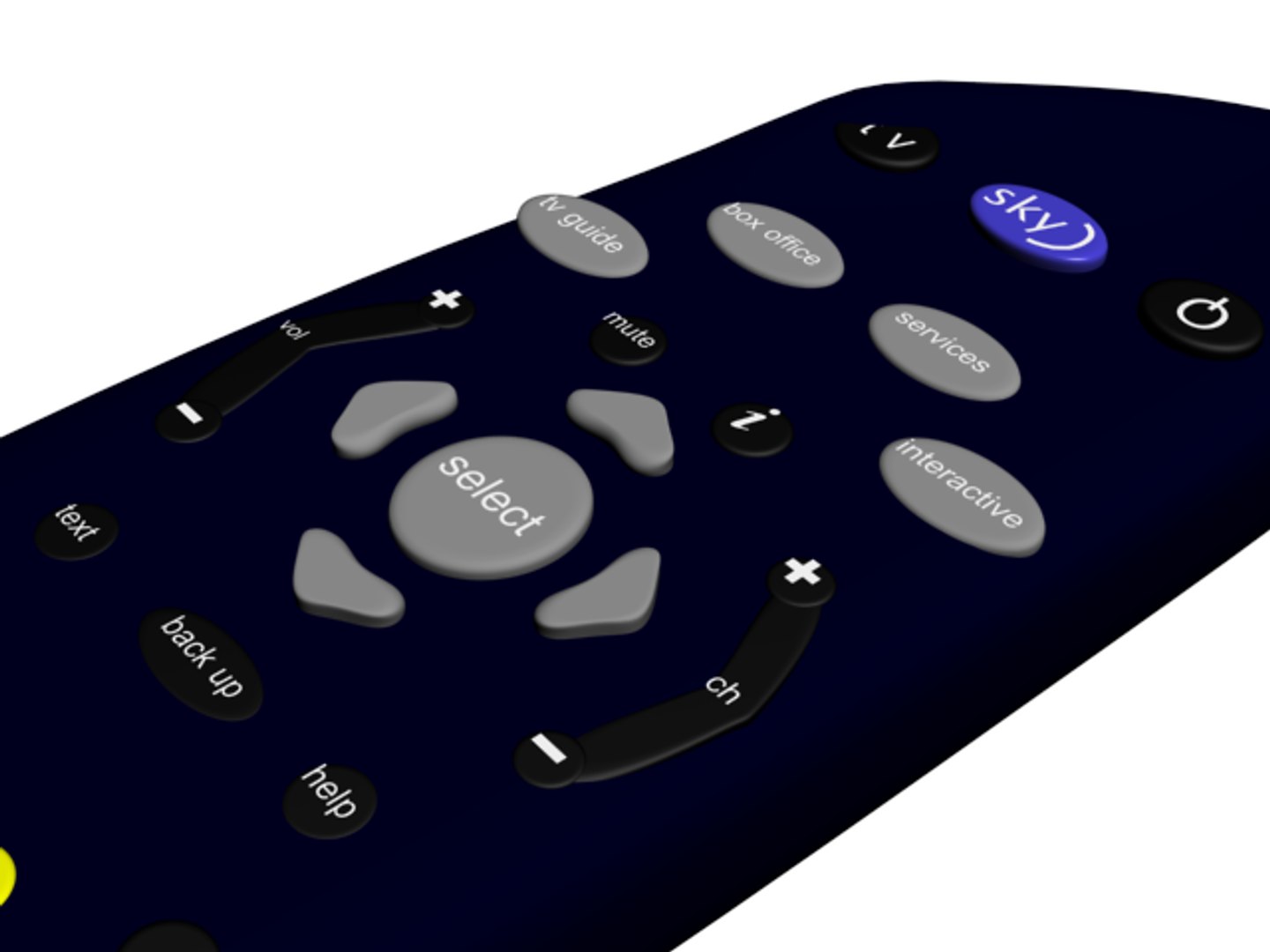 3d Sky Remote Model