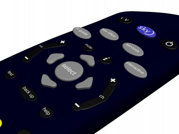 3d sky remote model