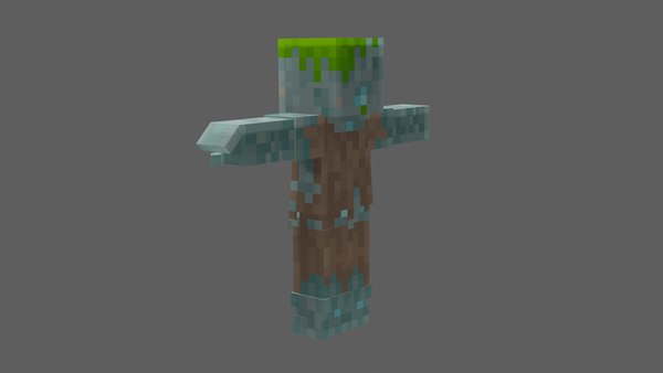 minecraft drowned Modelo 3D - TurboSquid 2046804