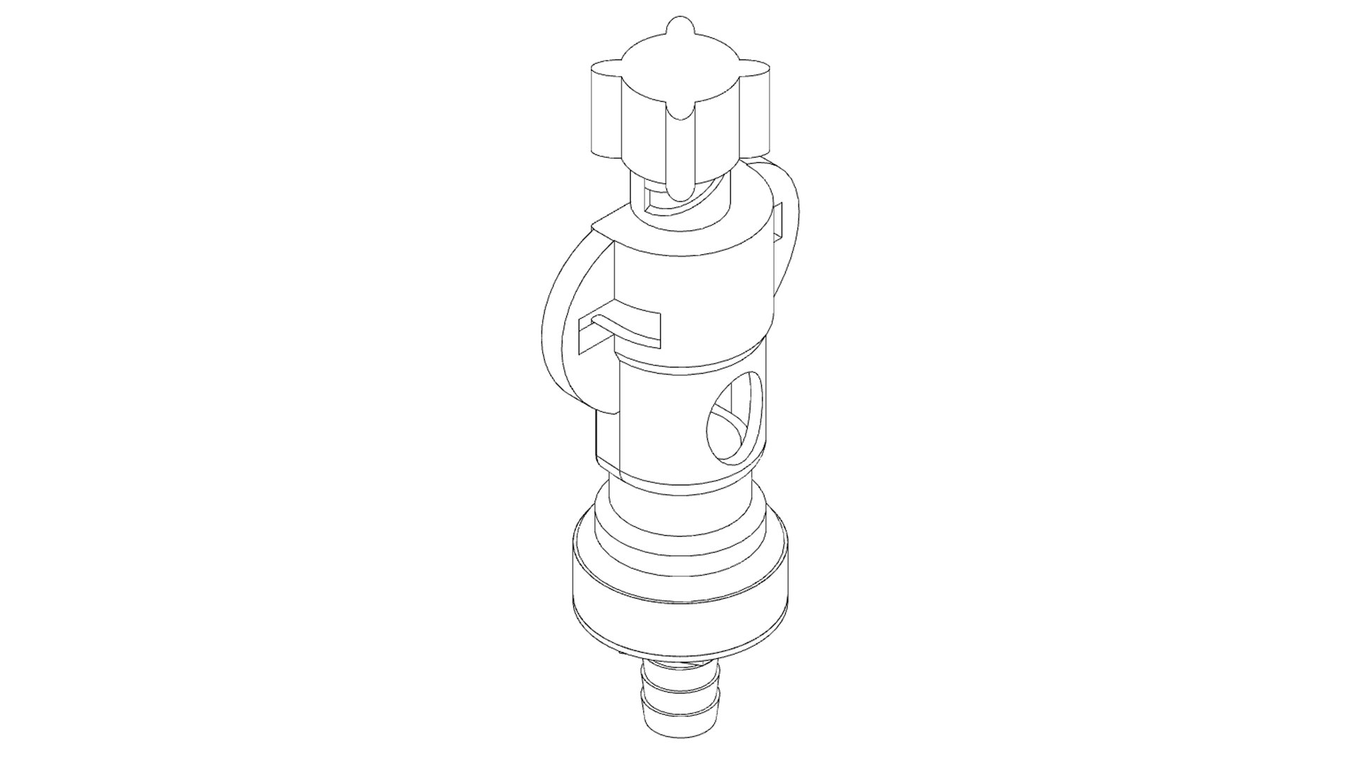 3D Bag In Box BIB Connector Vitop - TurboSquid 2080695