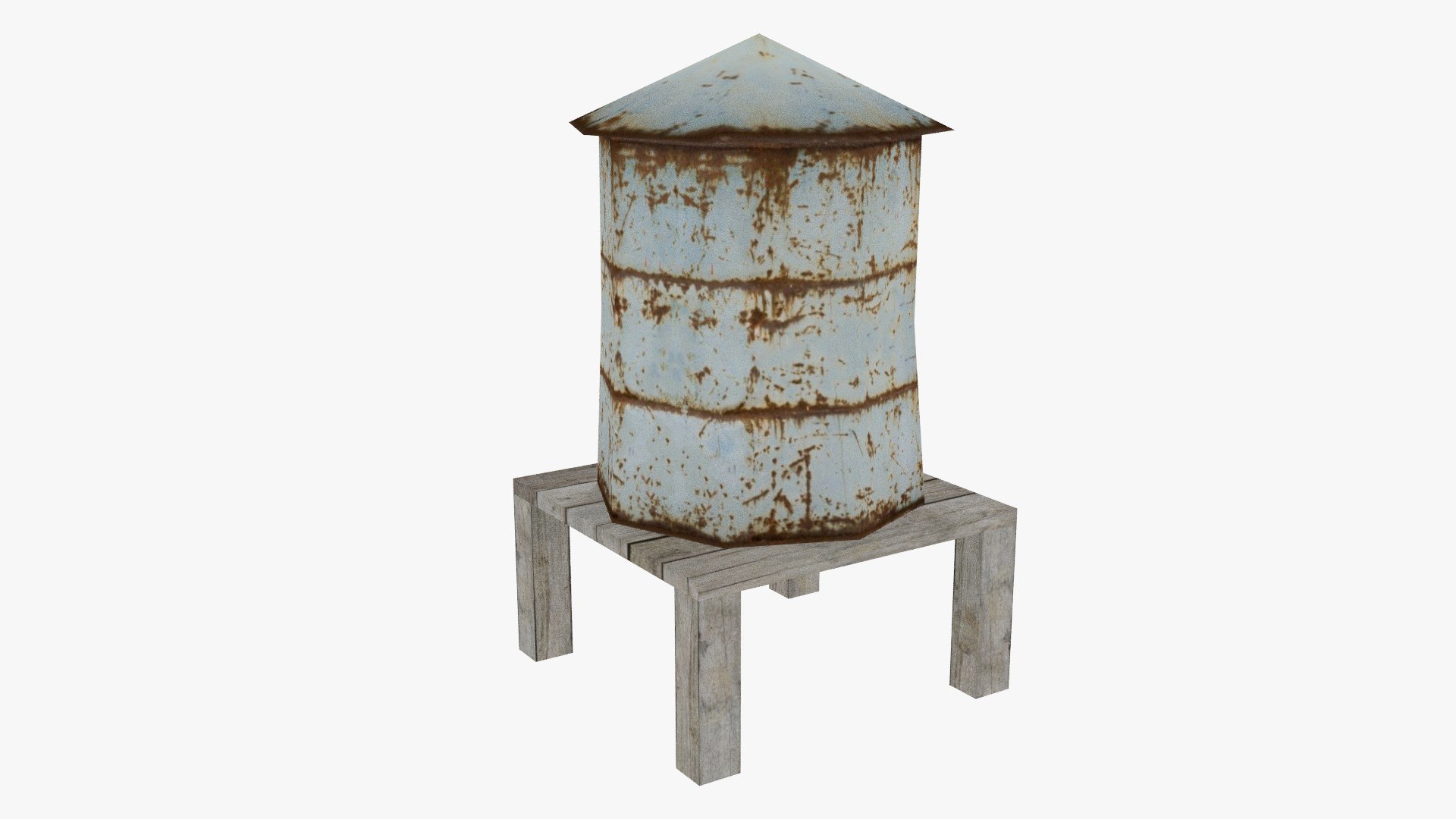 3d water tank model