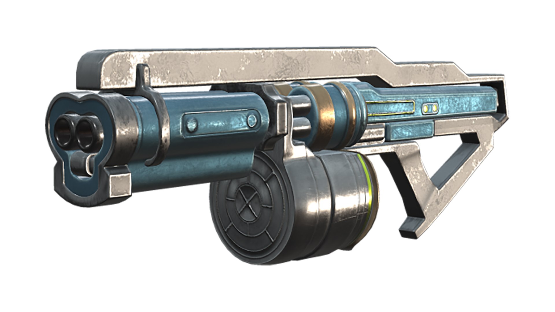 Futuristic Combat Gun 3D Model - TurboSquid 1951774