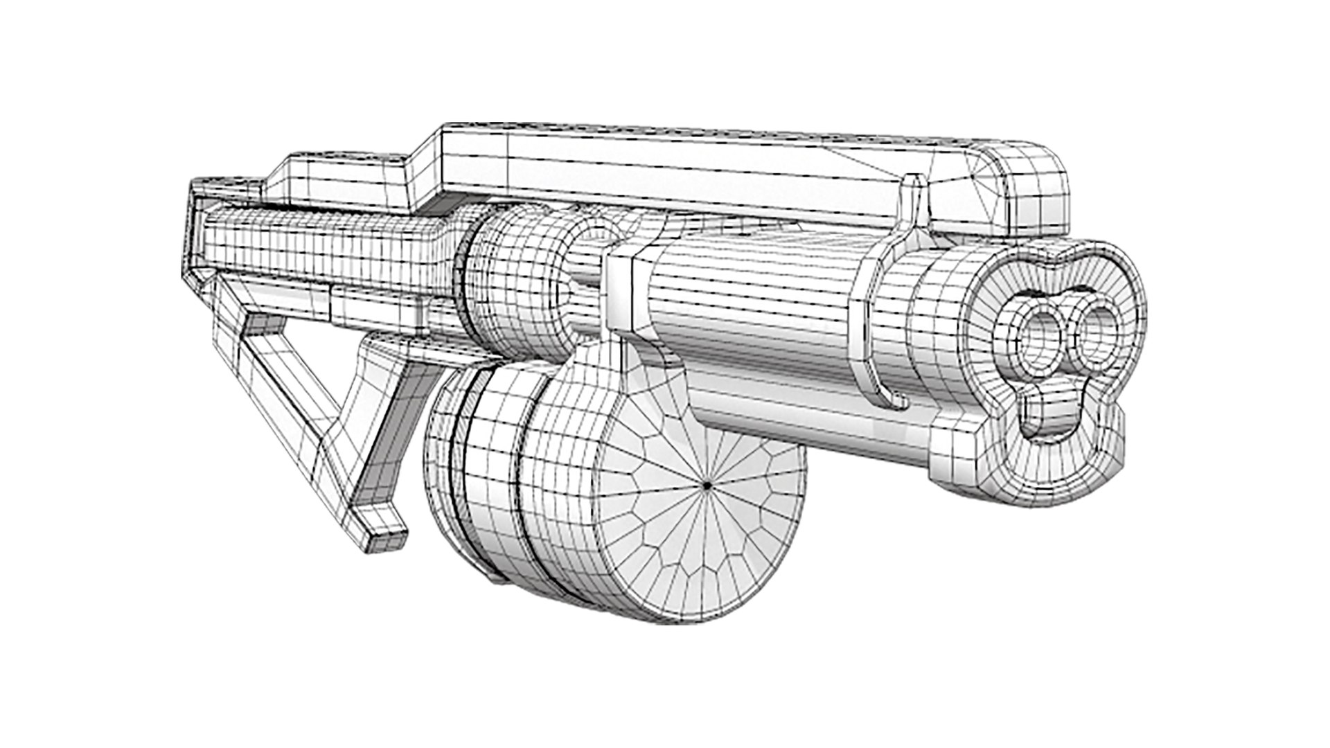 Futuristic Combat Gun 3D Model - TurboSquid 1951774