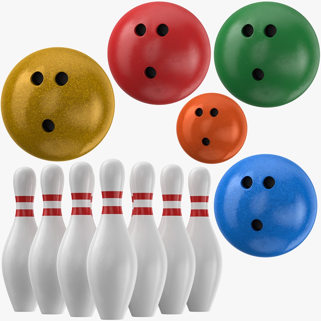 Bowling Collection 3D model - TurboSquid 1989599