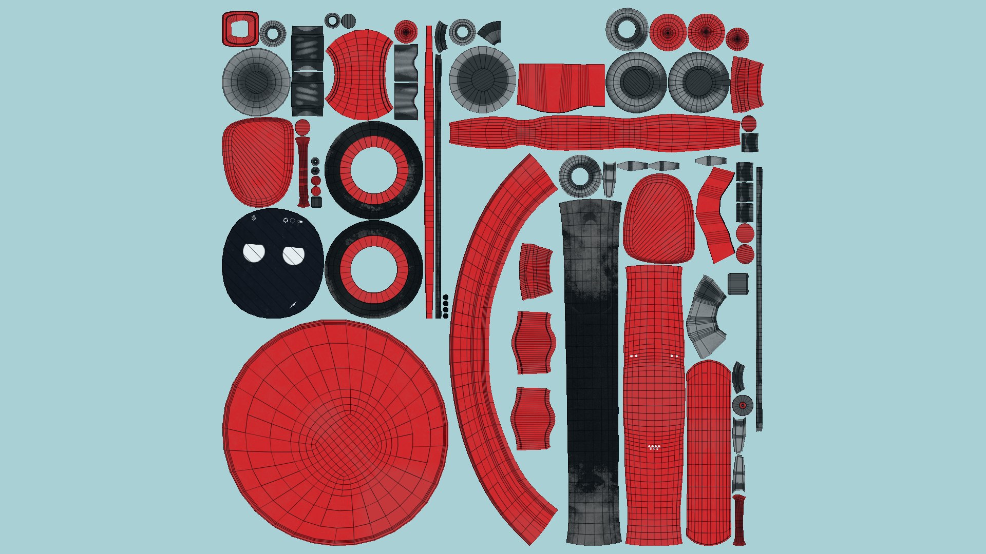 Wheel Robot H08 Red - SciFi Character Design 3D model - TurboSquid 1882778