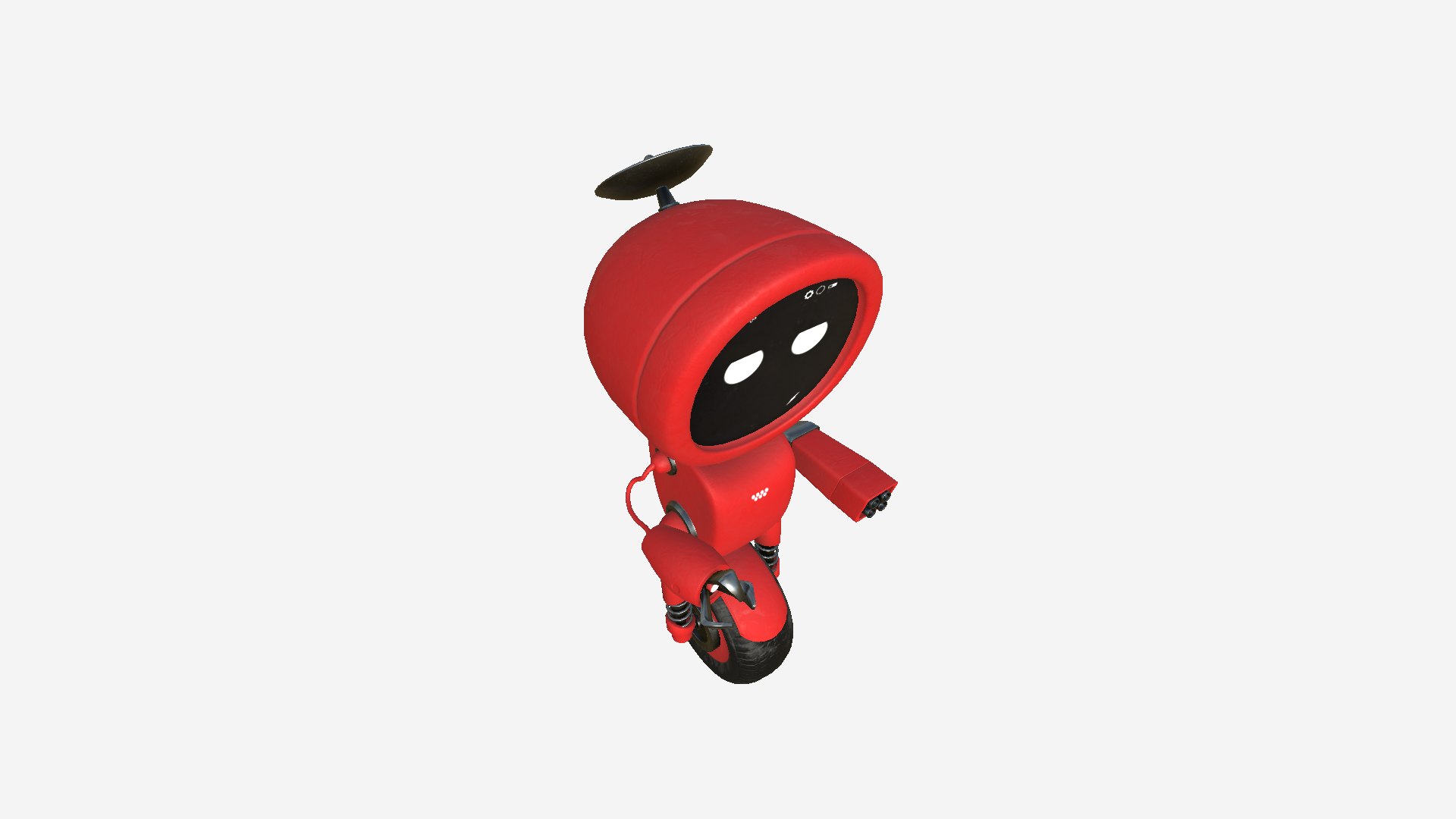 Wheel Robot H08 Red - SciFi Character Design 3D model - TurboSquid 1882778