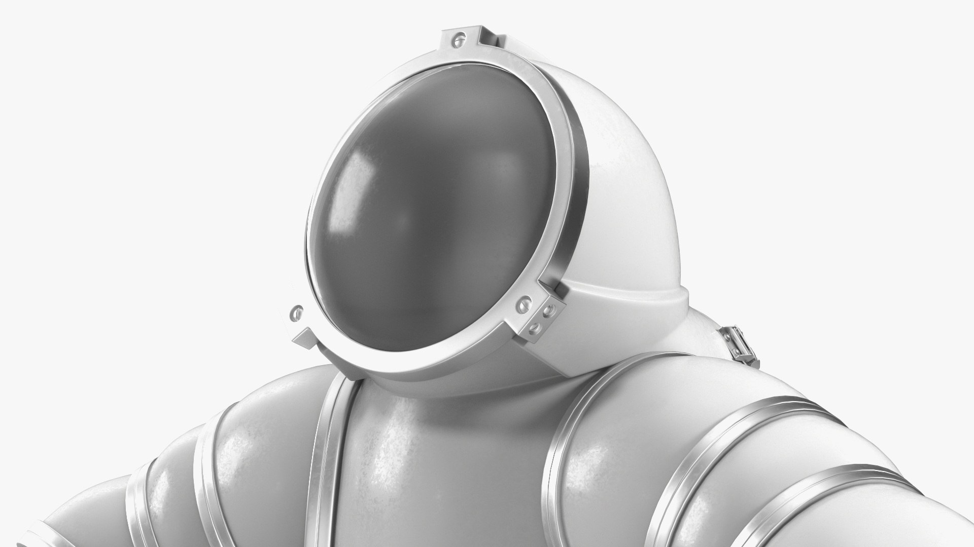 3D Atmospheric Diving Suit White Rigged For Cinema 4D - TurboSquid 2253664