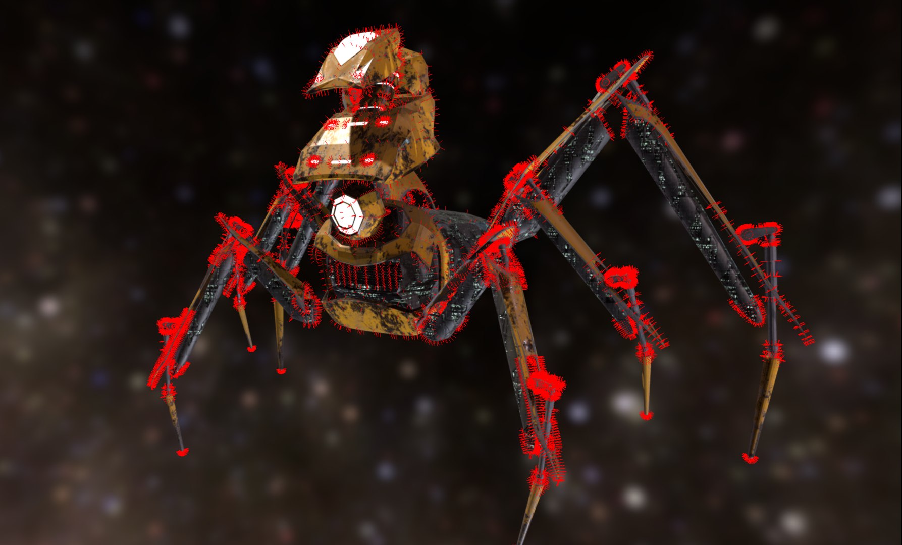 Spider Mech 3D - TurboSquid 1281885