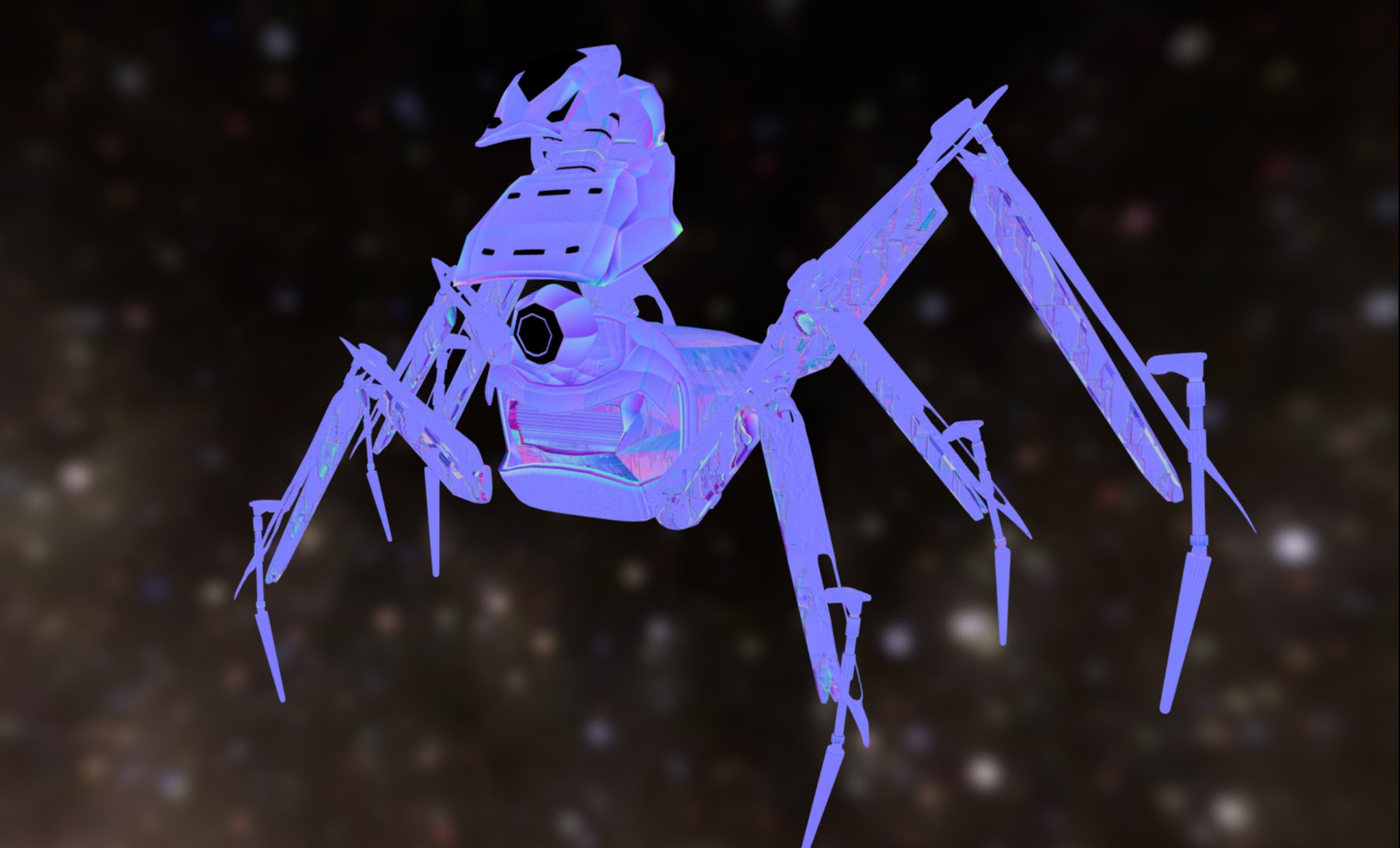 Spider Mech 3D - TurboSquid 1281885