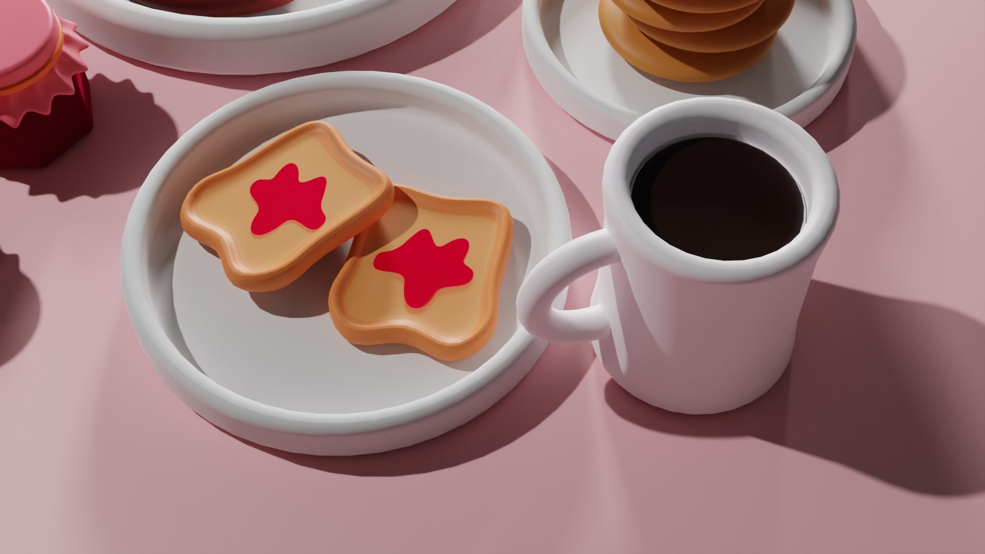 3D Model Breakfast - TurboSquid 2065519