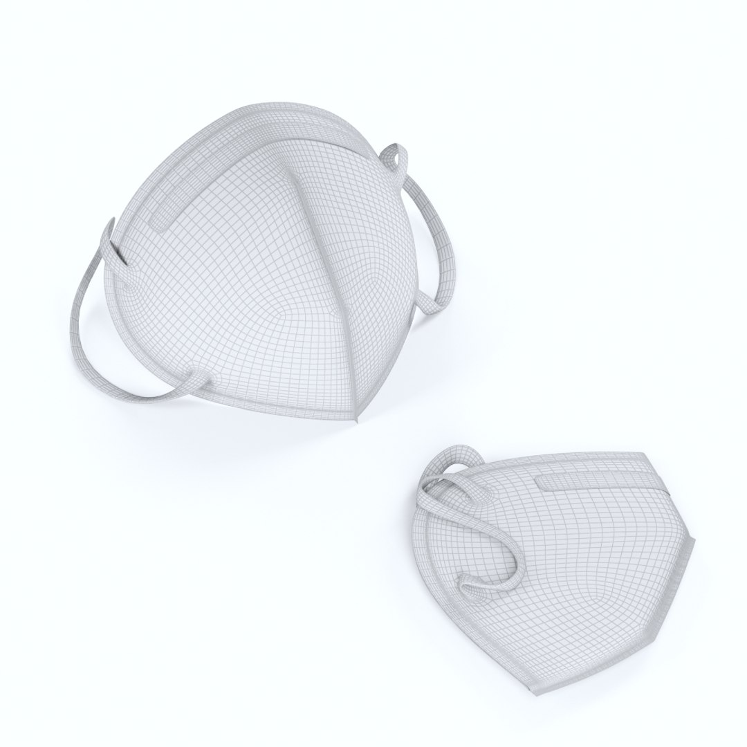 N95 Mask 3D Model - TurboSquid 1569950