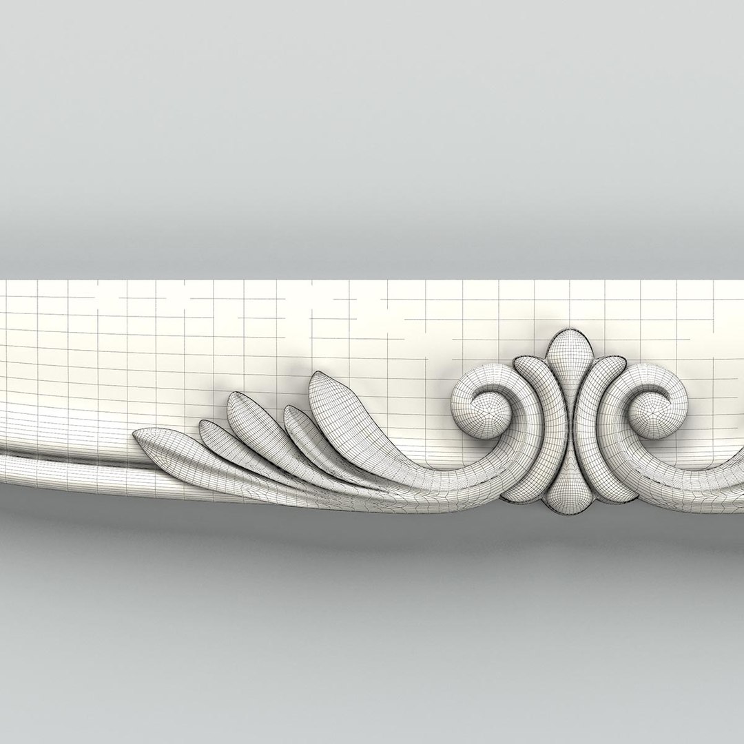 Carved Underframe 3d Model