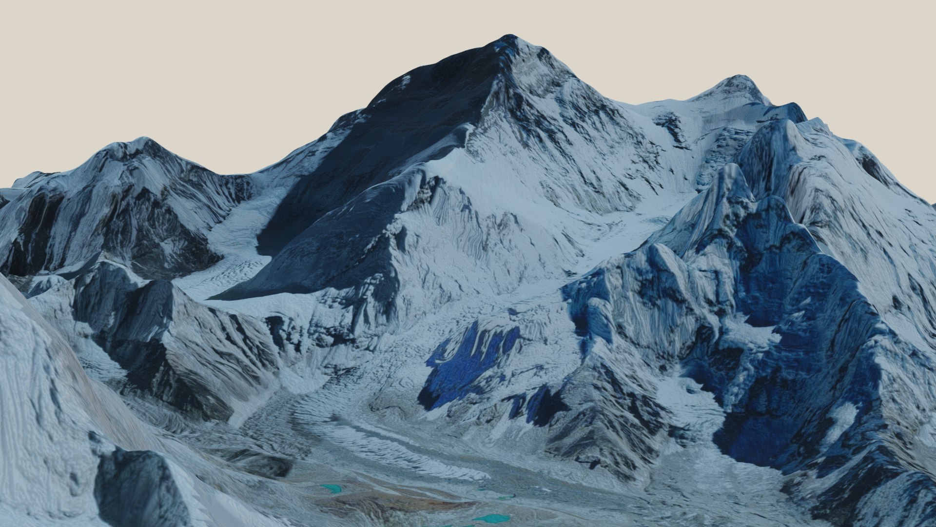 Mount Everest 3D Model - TurboSquid 1868498