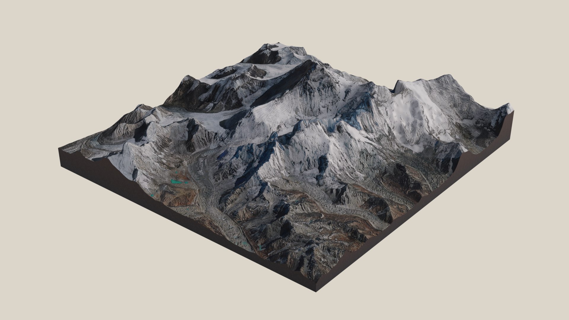 Mount Everest 3D Model - TurboSquid 1868498