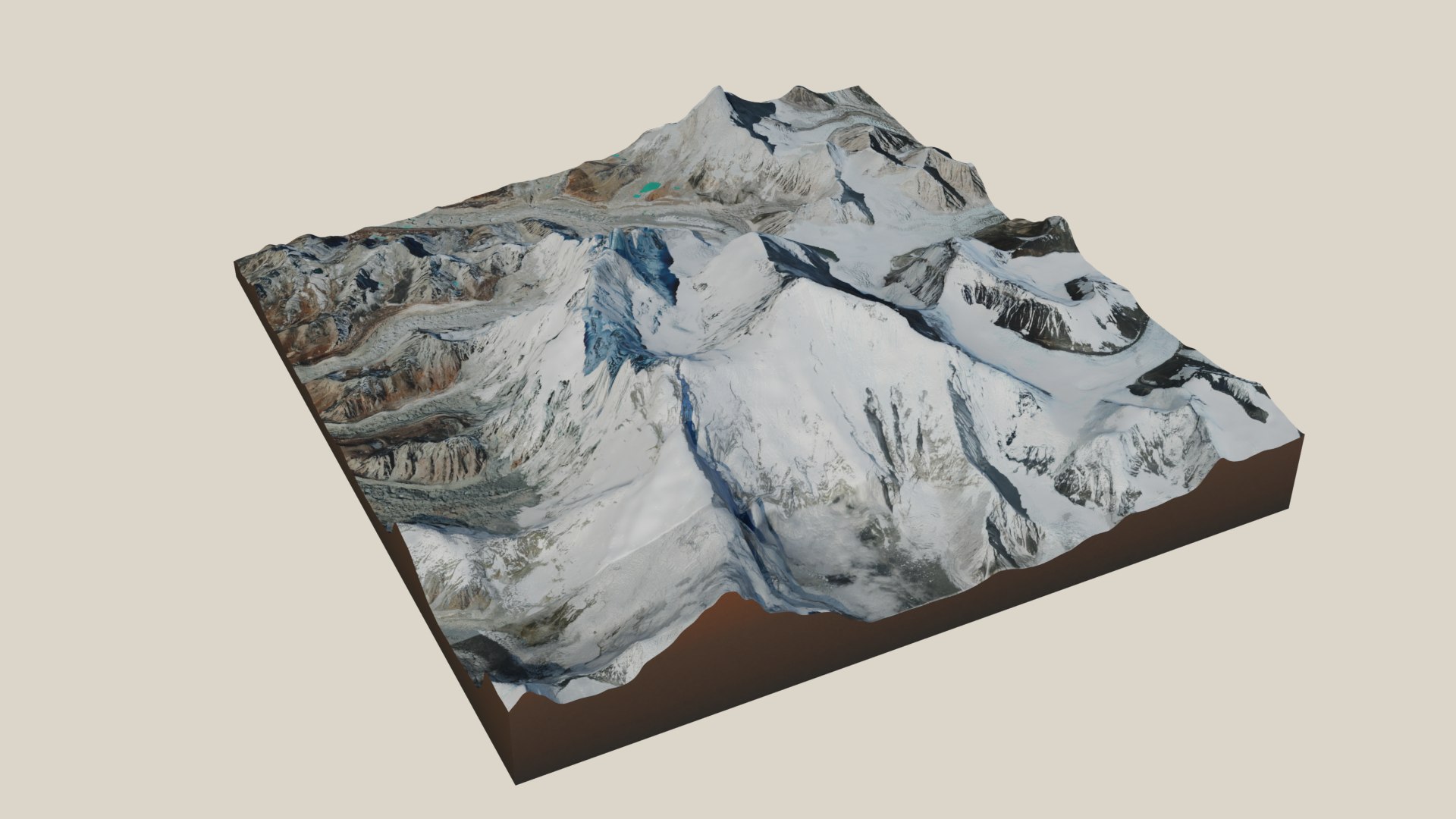 Mount Everest 3D Model - TurboSquid 1868498