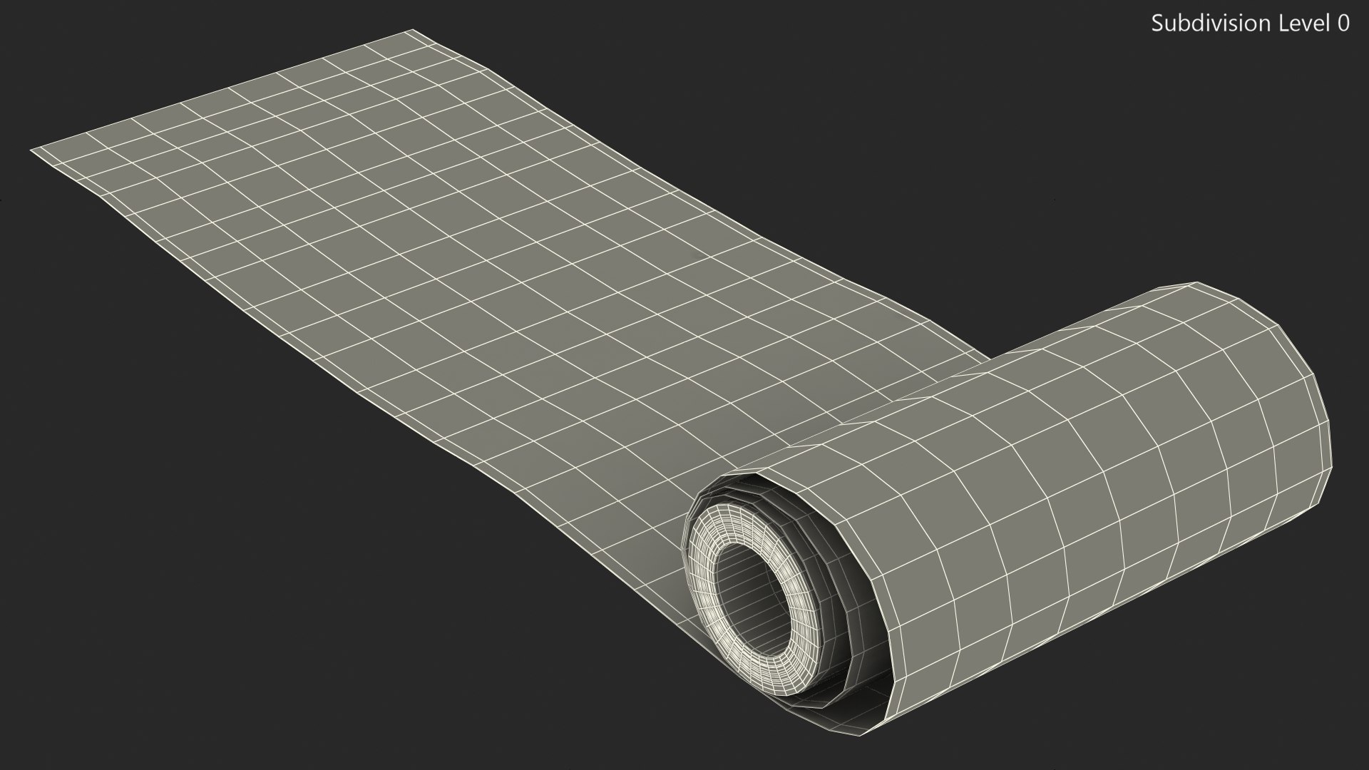 Wrapping Paper in a Roll White 3D model - TurboSquid 1863166