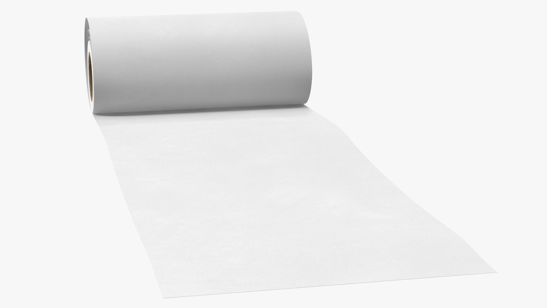 Wrapping Paper in a Roll White 3D model - TurboSquid 1863166