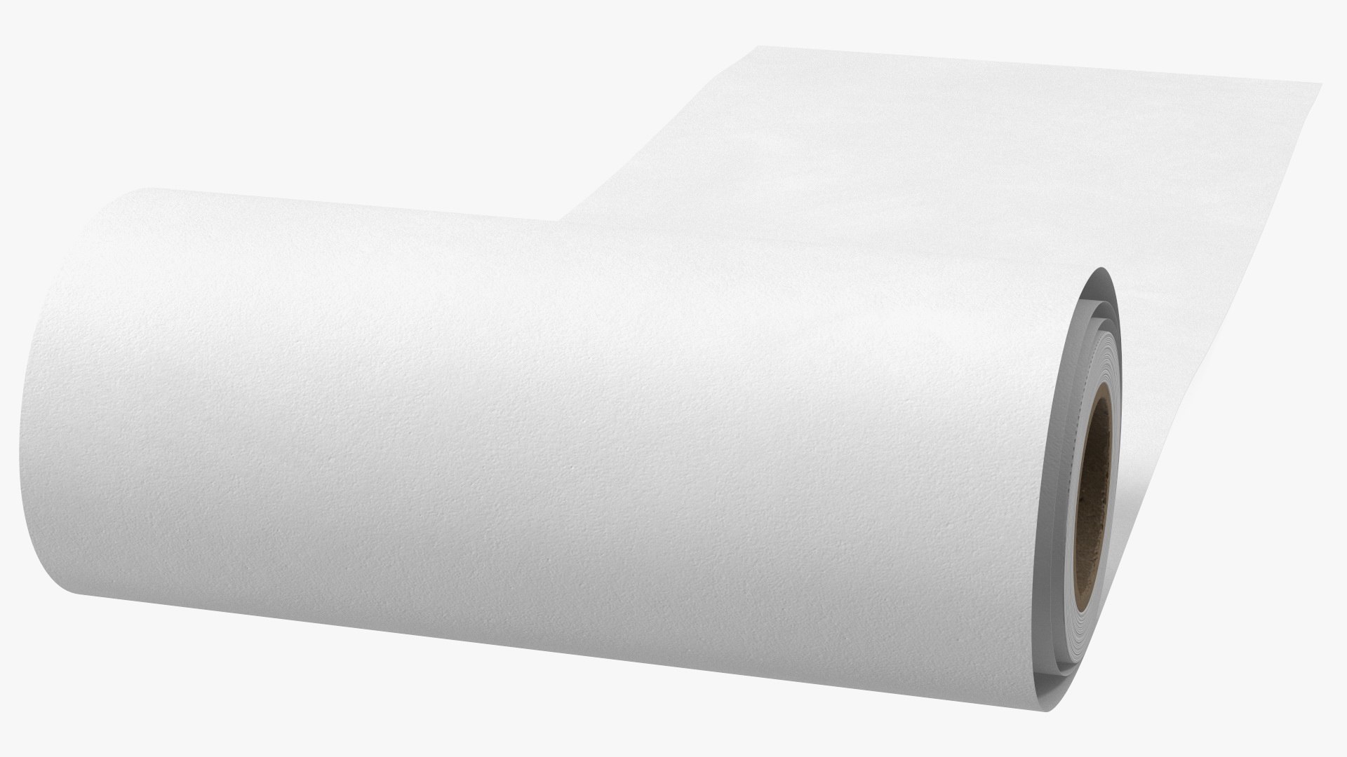 Wrapping Paper in a Roll White 3D model - TurboSquid 1863166