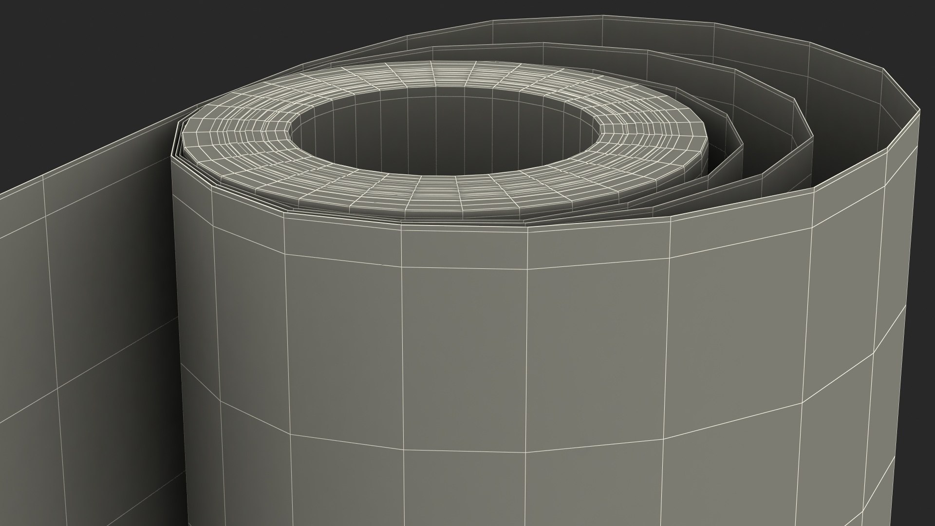 Wrapping Paper In A Roll White 3D Model - TurboSquid 1863166