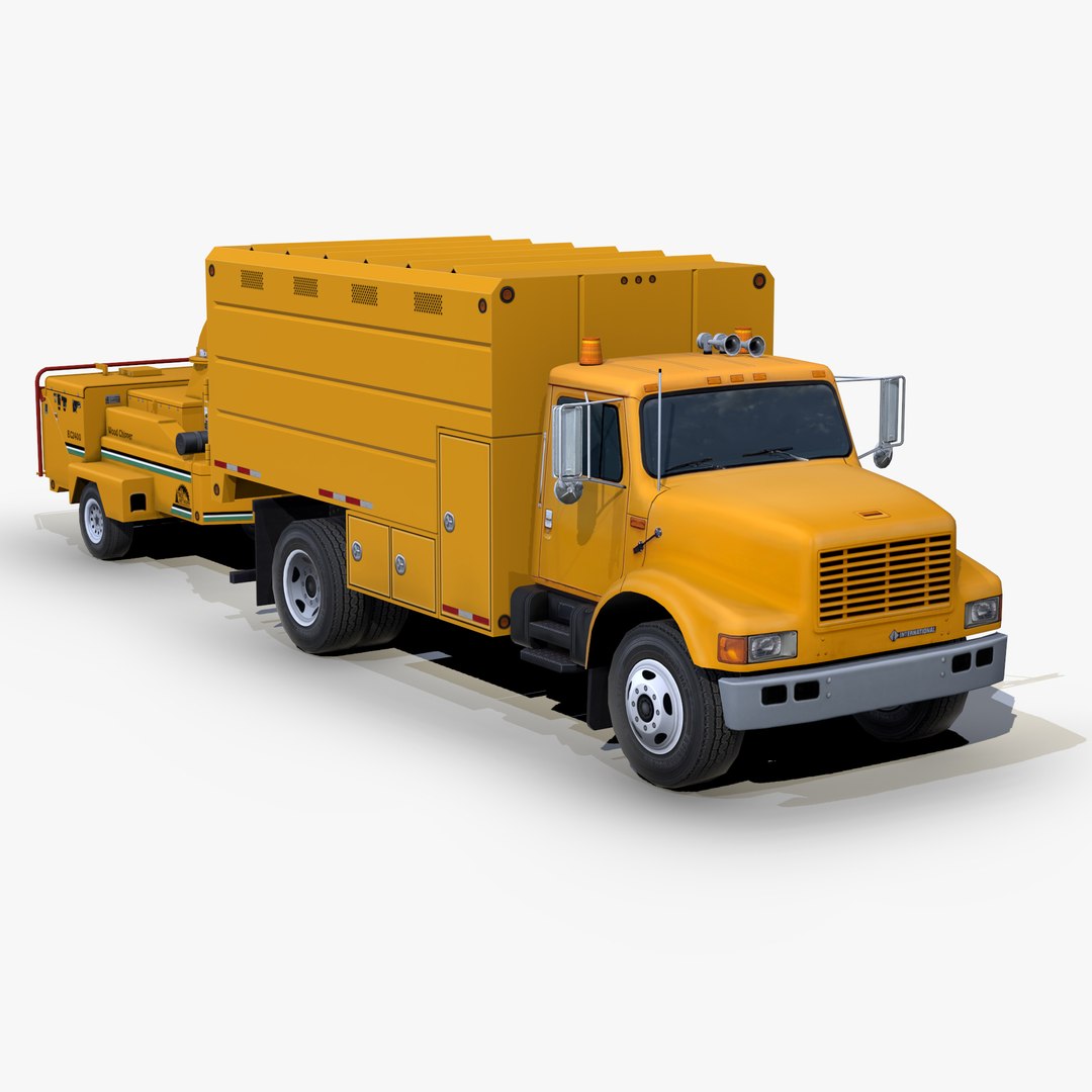 3D International 4900 1998 Chipper truck s01 - TurboSquid 2139872