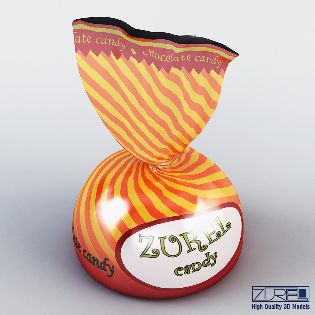 3d Model Of Candy