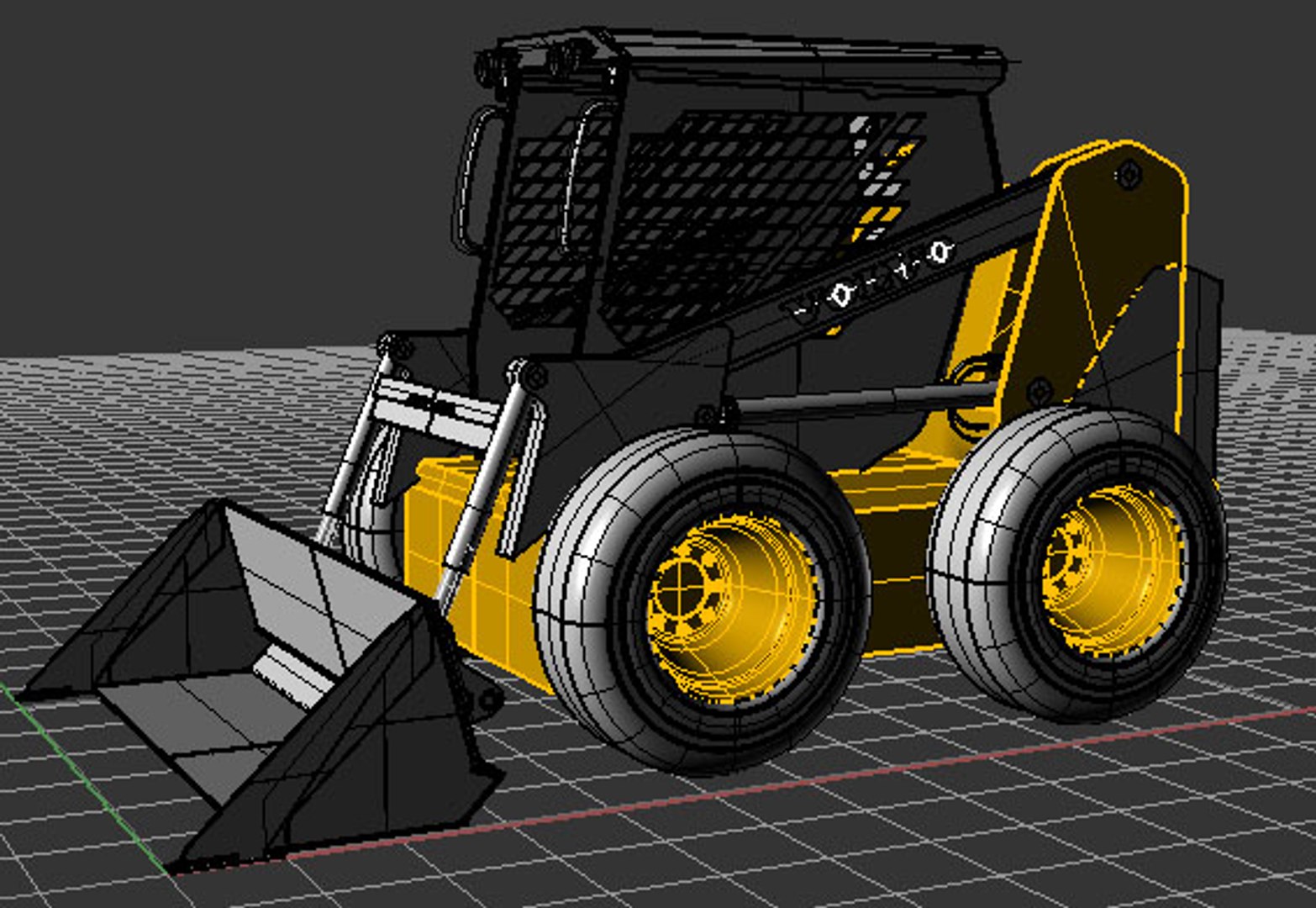 3d Skid Steer Model