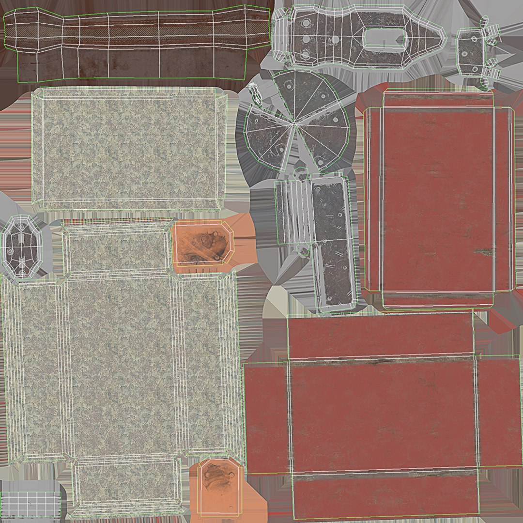 Vintage Suitcase 3D Model - TurboSquid 1808760