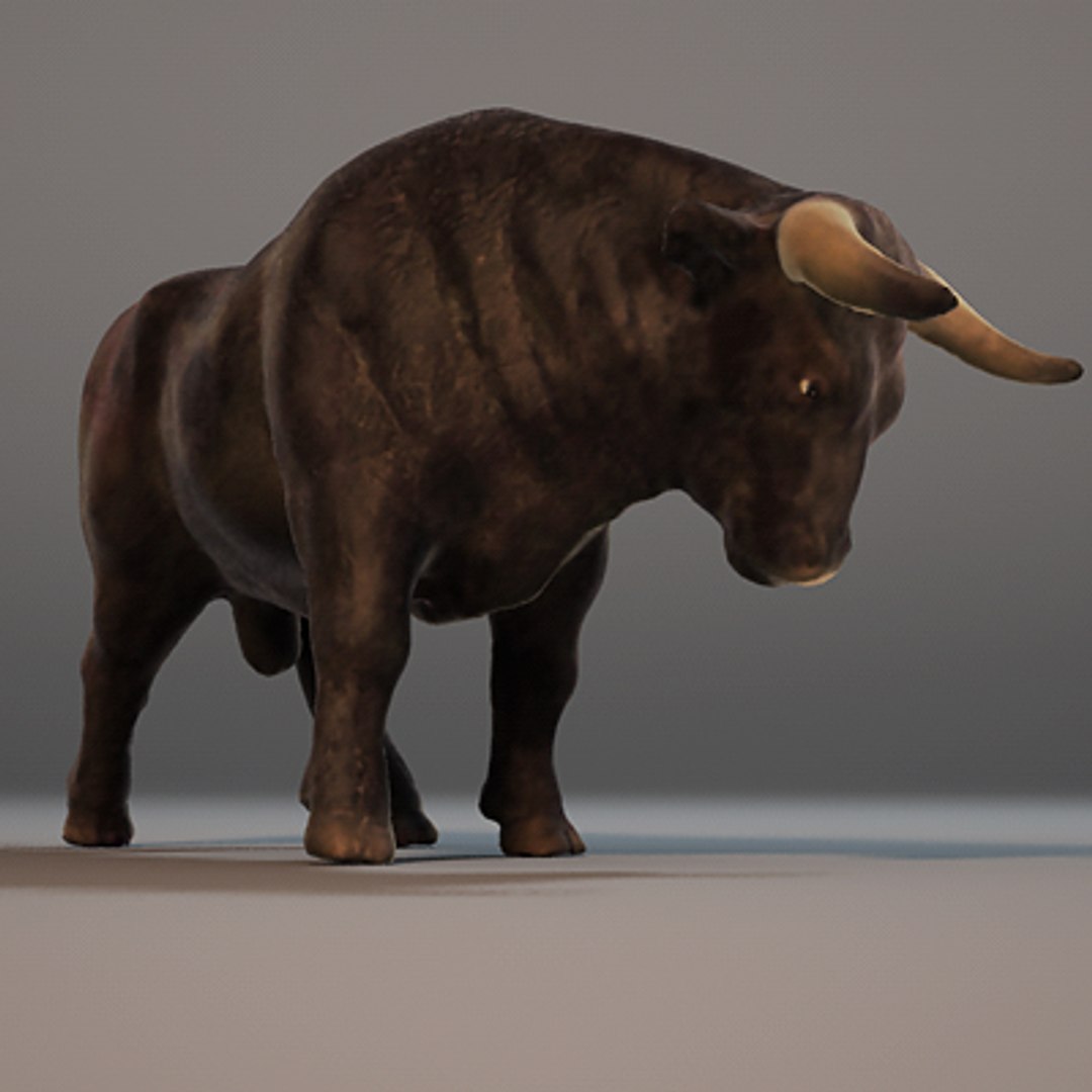 3d Obj Bull
