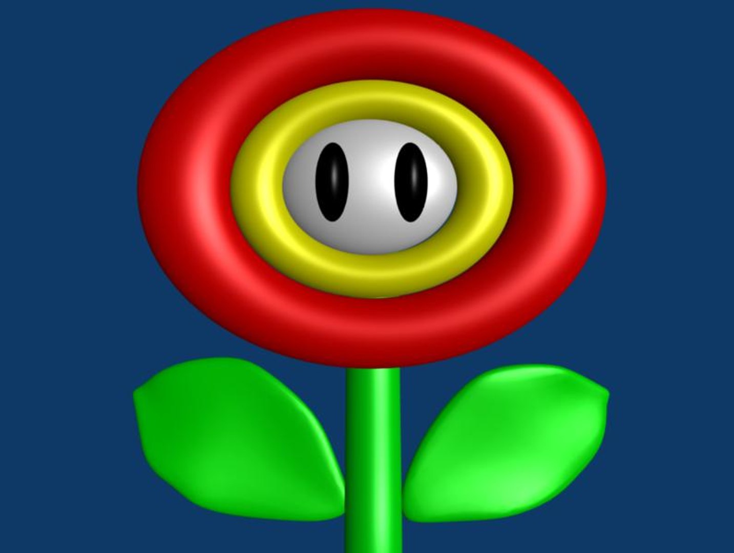 Free Flower Mario 3d Model