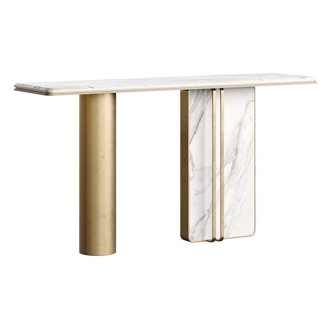 3D Marble Console Table By LuxLucia Casa Model - TurboSquid 2037970