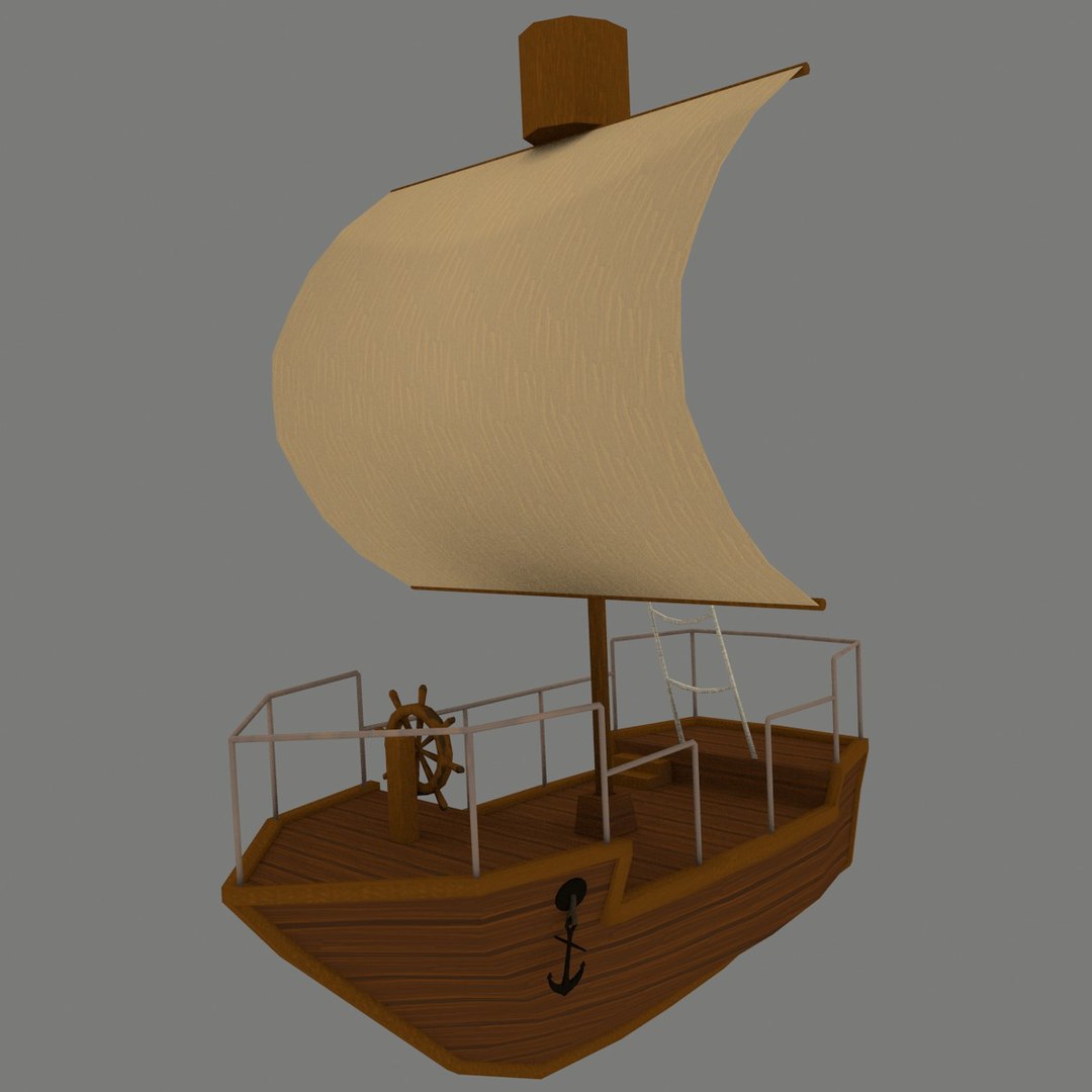 3d Sailing Ship Boat