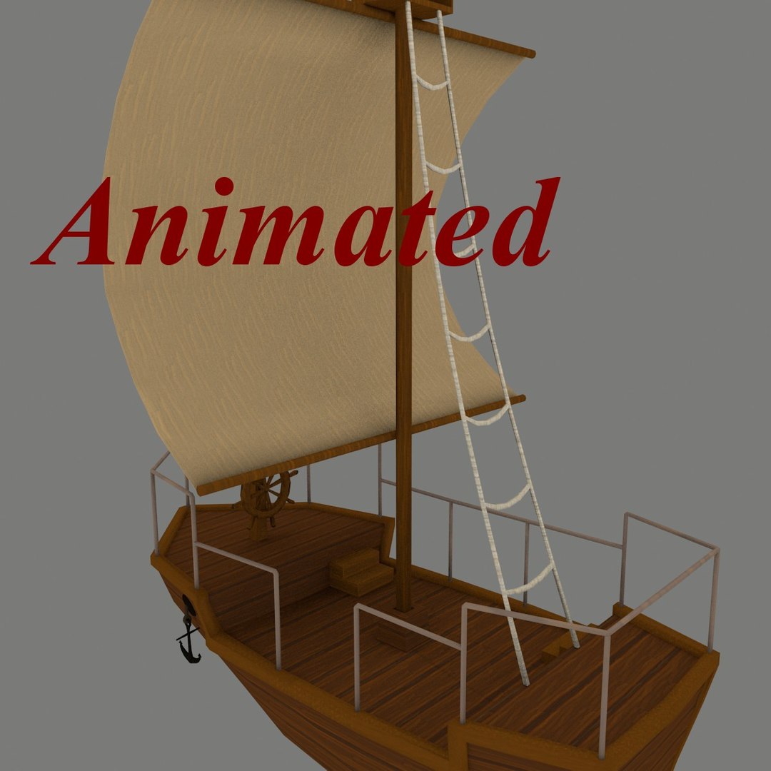 3d Sailing Ship Boat