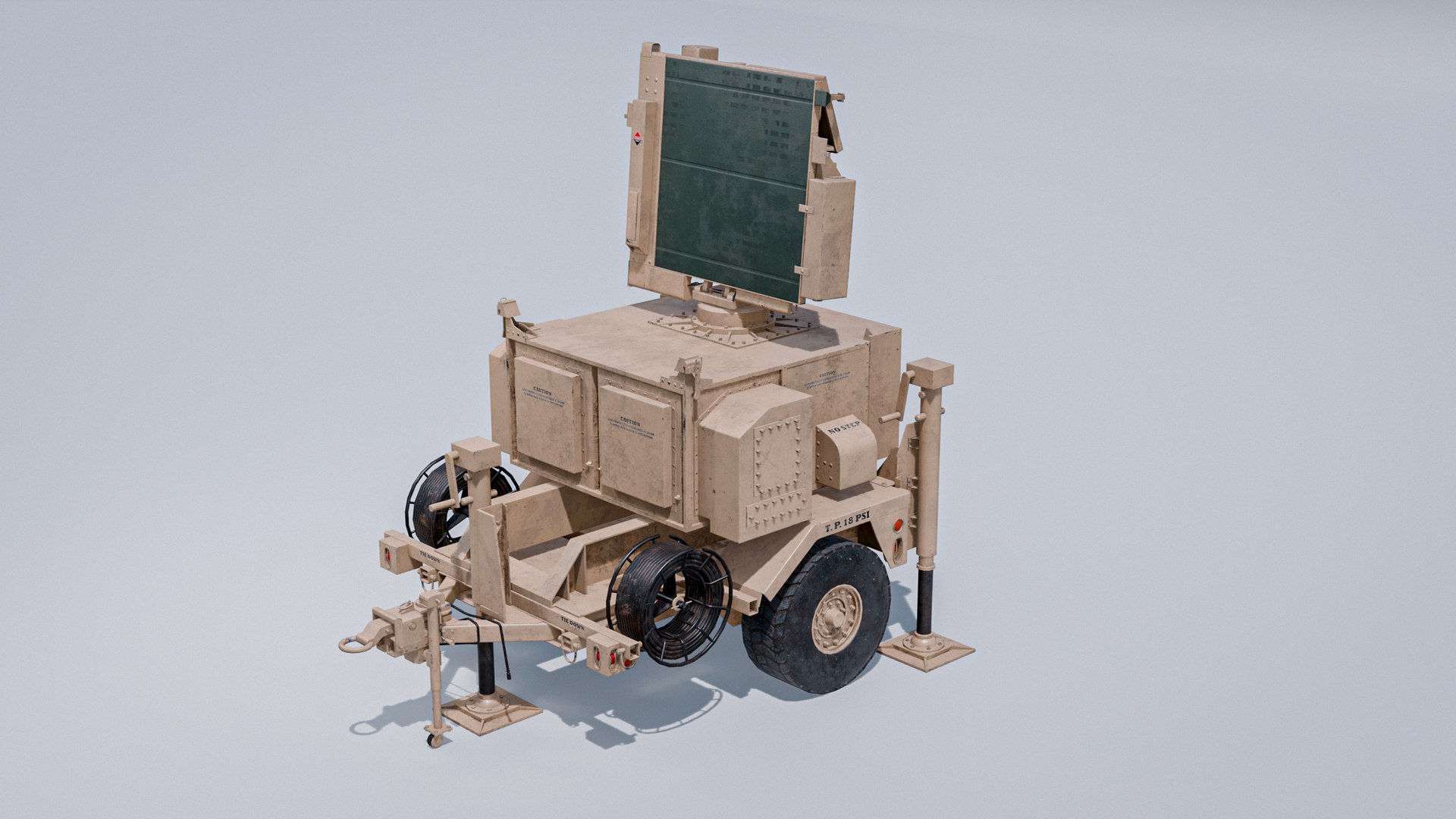 3D AN MPQ-64 Sentinel Radar - TurboSquid 2544137
