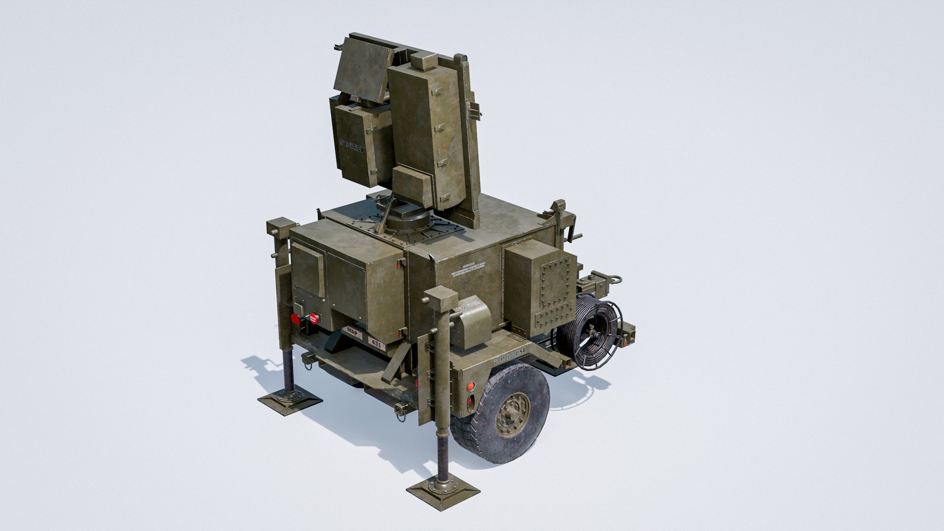 3D AN MPQ-64 Sentinel Radar - TurboSquid 2544137