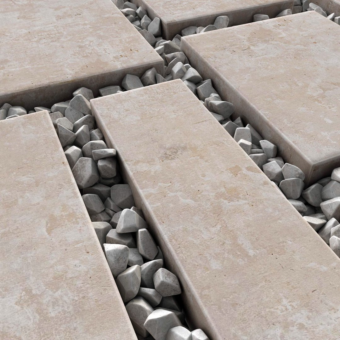 3D Paving Tile Pebble N12 - TurboSquid 1966229