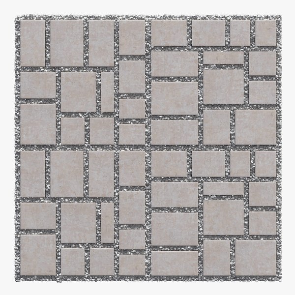 3D Paving tile pebble n12 - TurboSquid 1966229