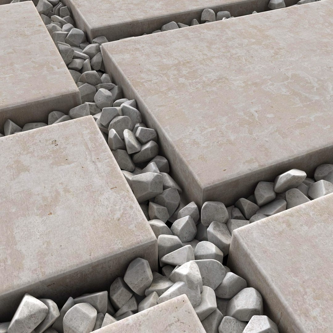 3D Paving Tile Pebble N12 - TurboSquid 1966229