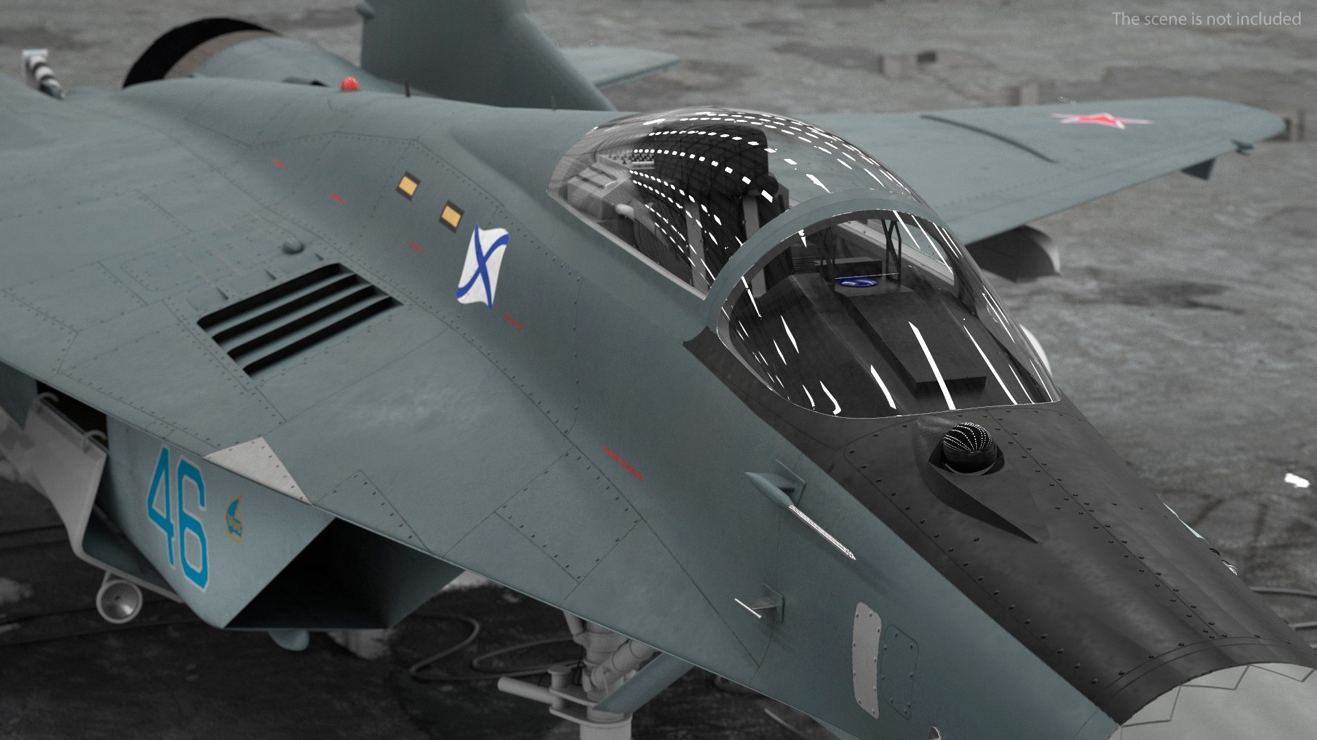 3D model MiG 29KR Multirole Fighter Aircraft Russian Navy - TurboSquid ...