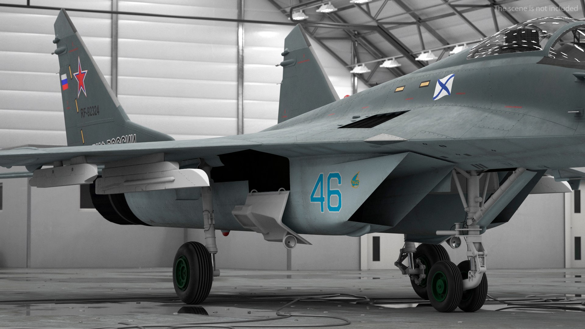 3D model MiG 29KR Multirole Fighter Aircraft Russian Navy - TurboSquid ...