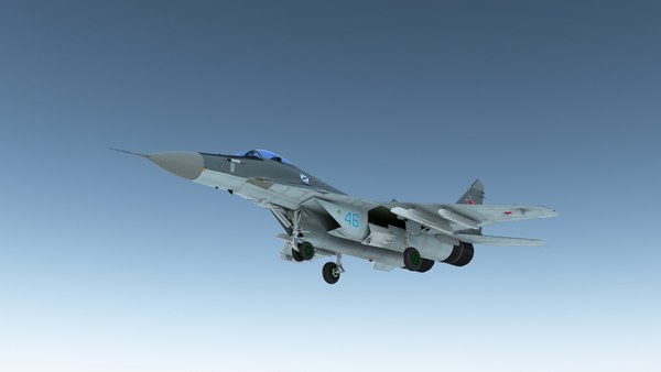 MiG 29KR 다목적 전투기 러시아 해군 3D 모델 - TurboSquid 1820864