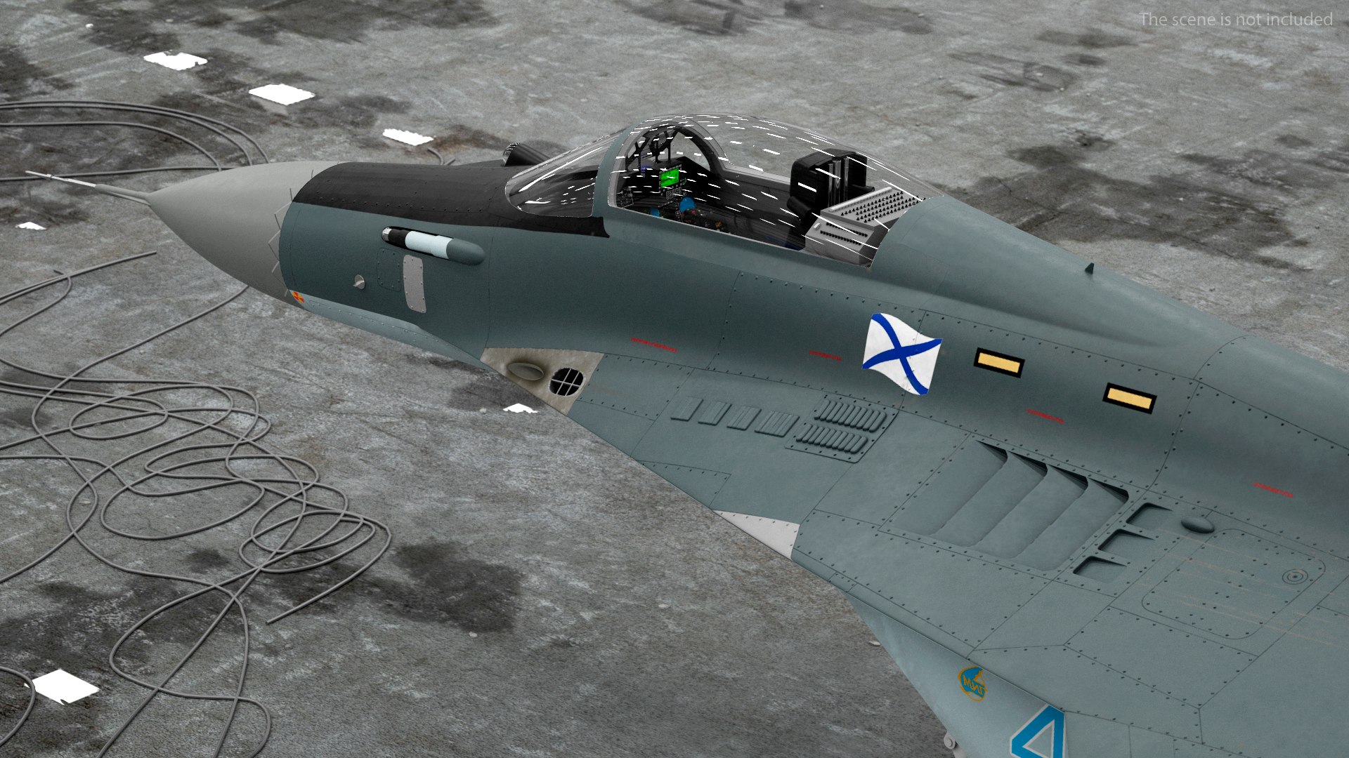 3D model MiG 29KR Multirole Fighter Aircraft Russian Navy - TurboSquid ...